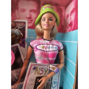 Vtg BARBIE Doll Nsync #1 Fan With CD & Collector Cards 2000 Mattel ...