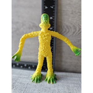 Vintage UFO Files Bendable Alien Action Figure Toy 1996 M.T Glow in the ...
