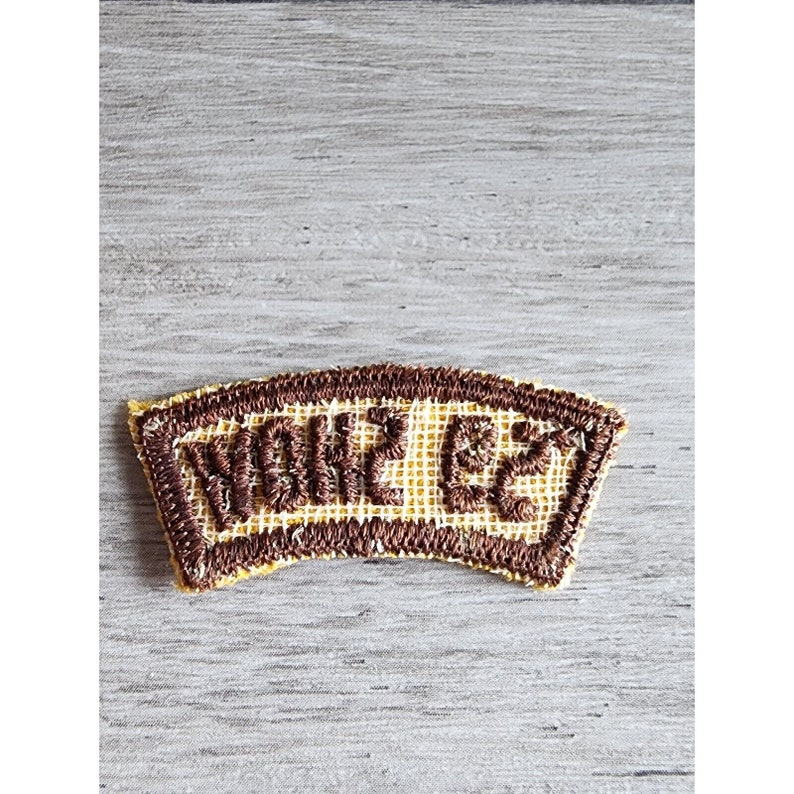 Vintage BOY SCOUT Yellow Brown Segment Patch '59 Show BSA Camping Badge 1950s - Etsy