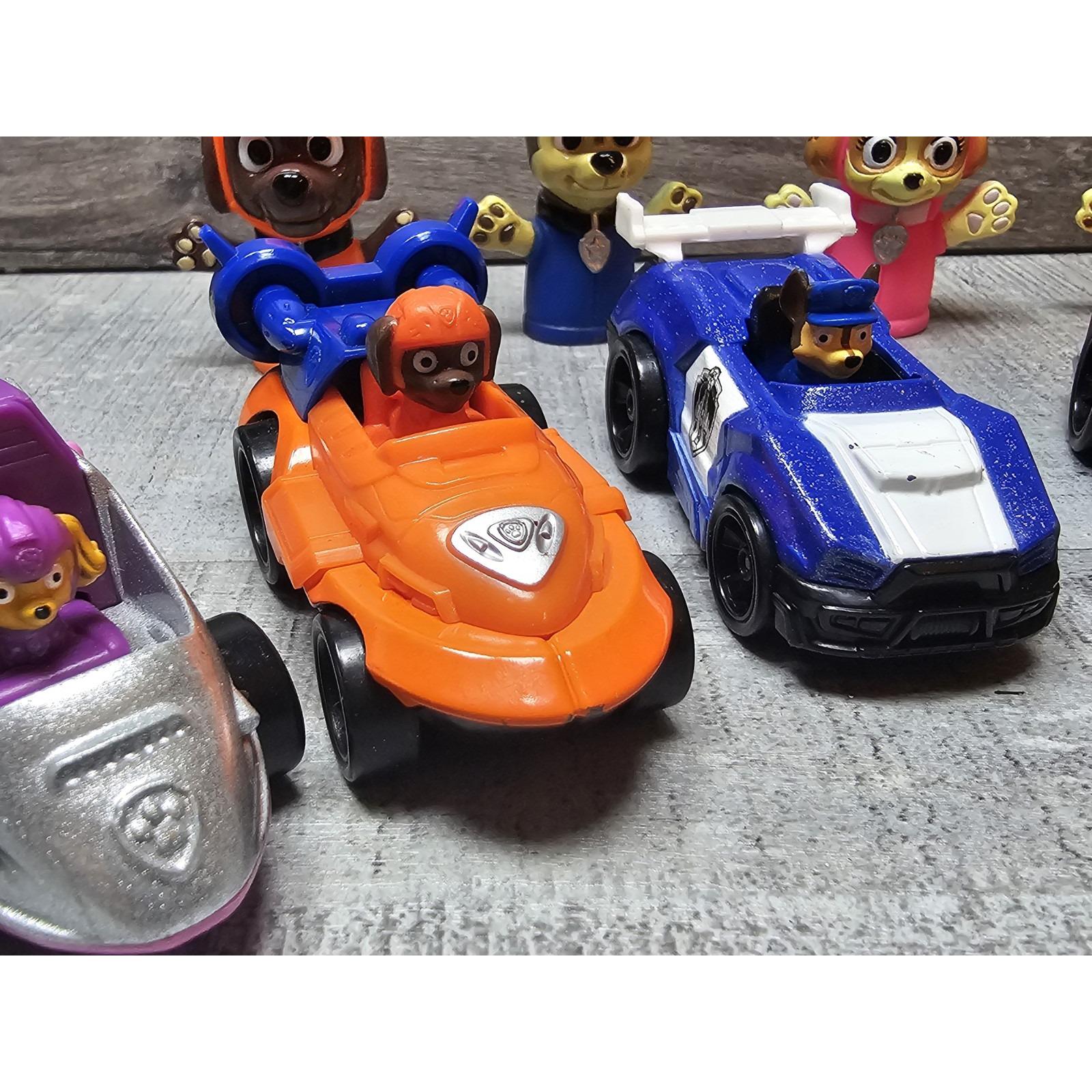 Paw Patrol Cars Bundle Figure Paw Patrol Play Time Bonus Finger Puppets ...