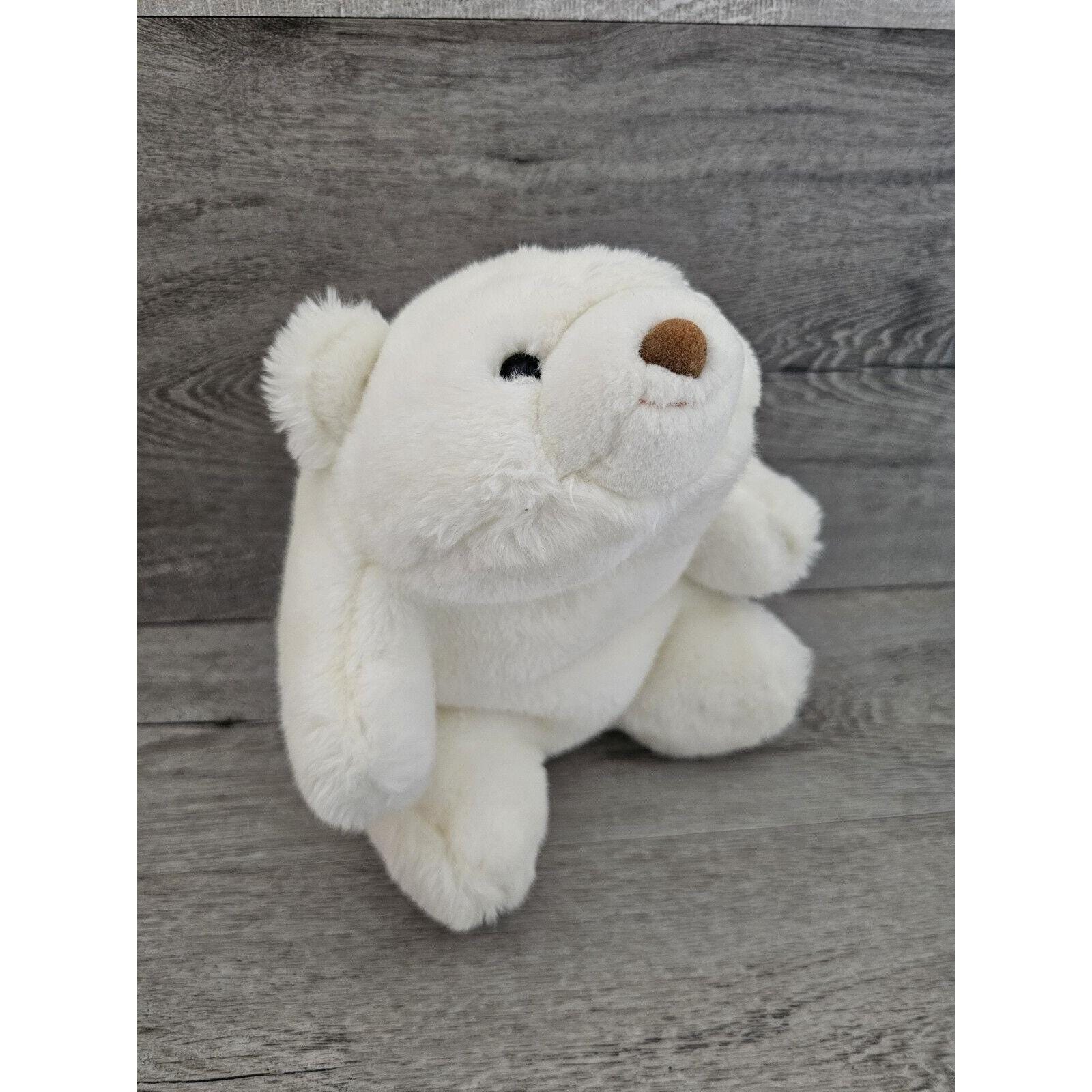 Gund Polar Bear GUND Snuffles Polar Bear Plush White Sitting Chubby
