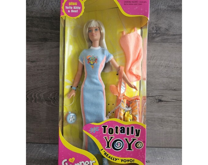 Barbie Totally Yoyo SKIPPER Doll With Fashion, Yoyo Kitty & Bee 1998 ...