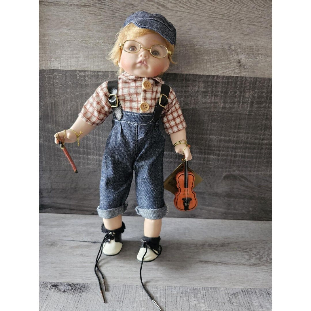 The Broadway Collection Doll Boy Violin Musician Orchestra Member ...
