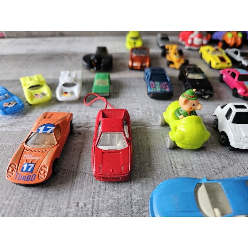 Lot of 49 Vintage Toy Cars & Trucks Vehicles Race Cars 1990s - Etsy