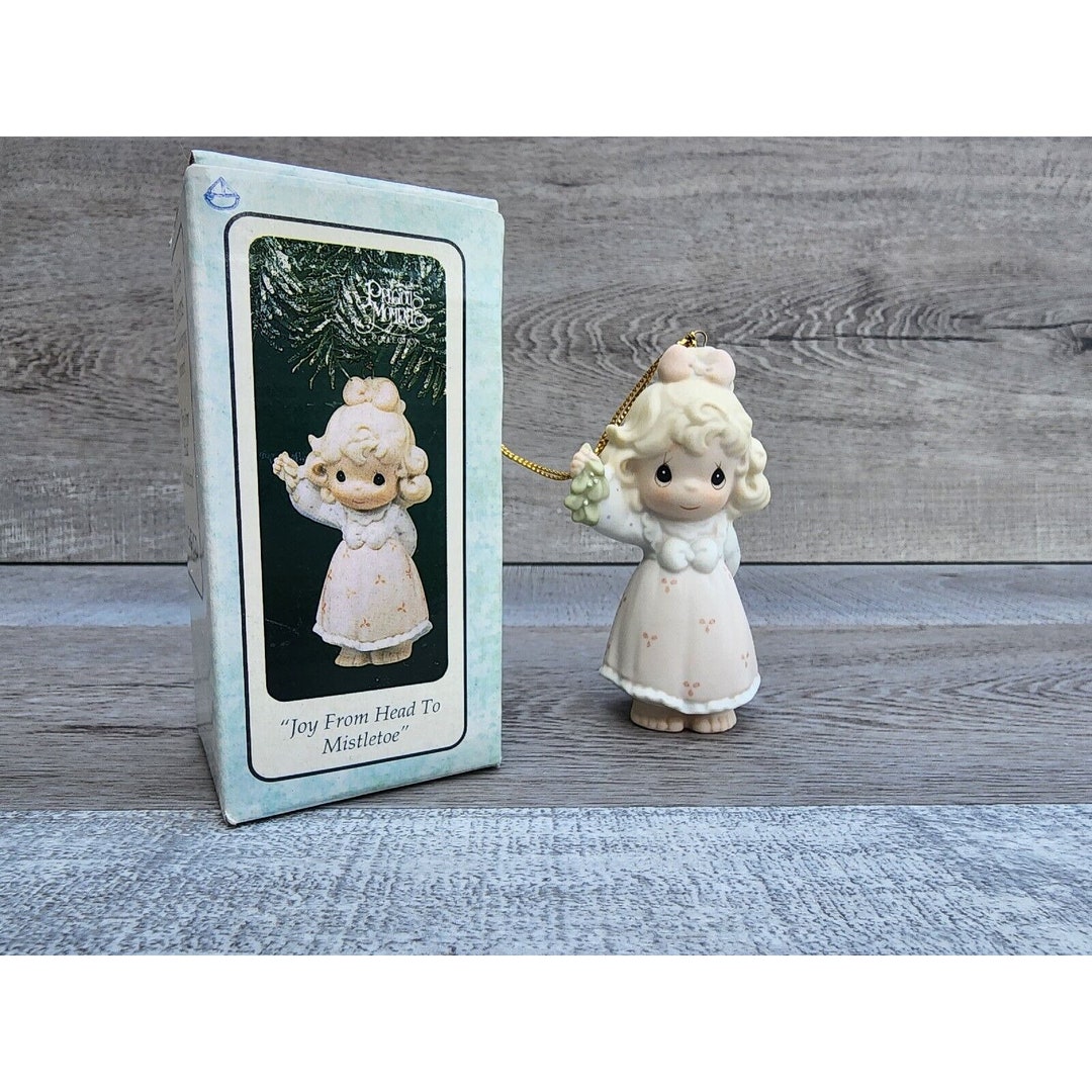 Precious Moments Ornament, Joy From Head to Mistletoe # 150126 1995 - Etsy