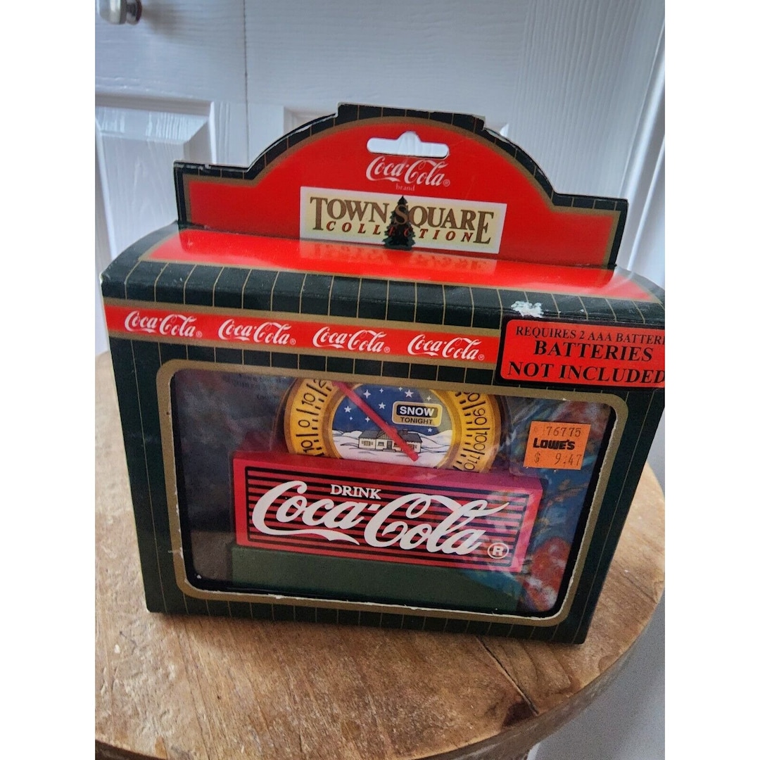 Vintage Coca-cola Town Square Collection Thermometer #CG2407 VGC - Etsy