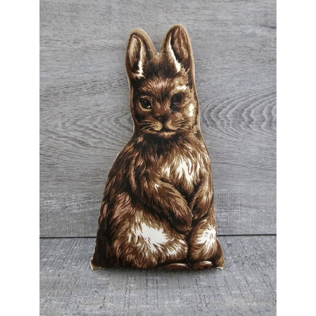 Vintage Anco Plush 8" Realistic Bunny Rabbit Two Sided Stuffed Animal ...