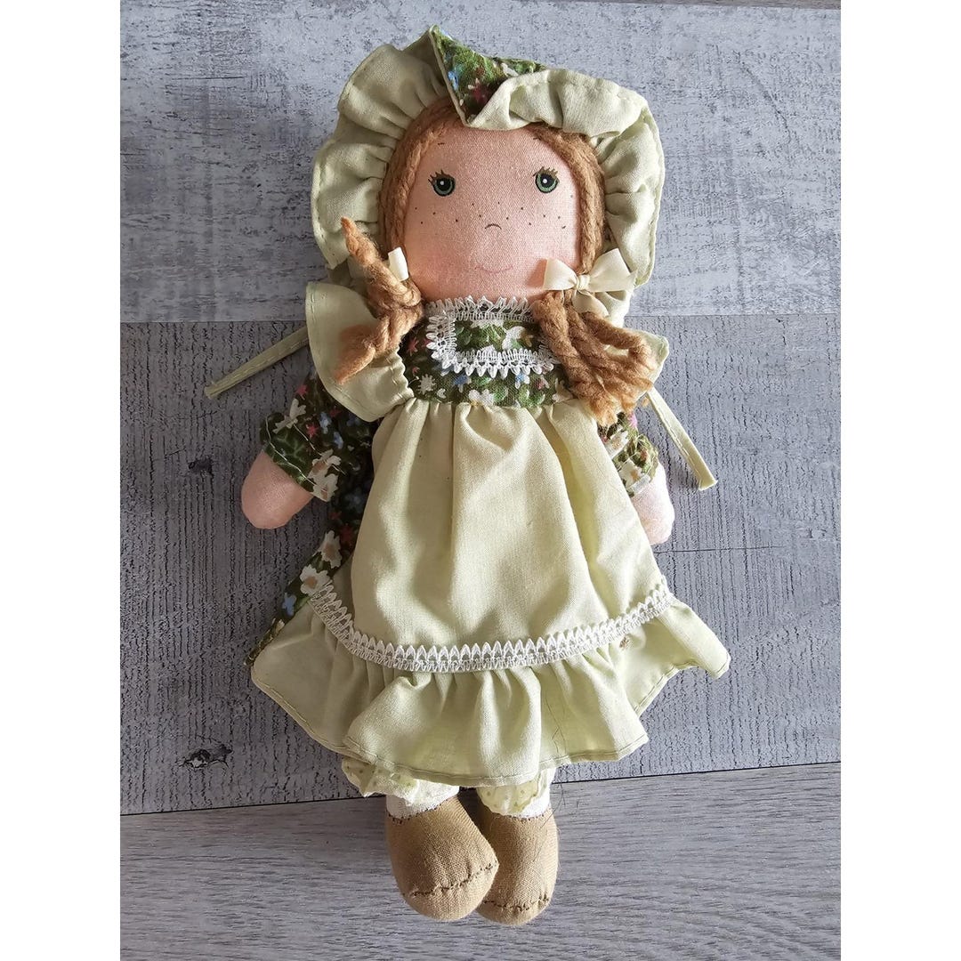 The Original Holly Hobbies Knickerbocker Amy Rag Doll Soft Vtg 70s 9 ...