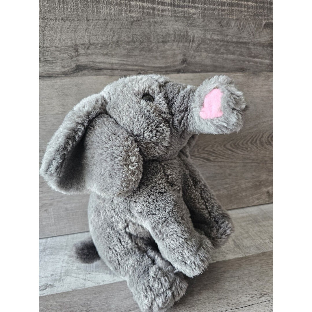 Vtg Plush Baby Elephant Vintage Plushie Stuffed Animal Kids Soft Toy ...