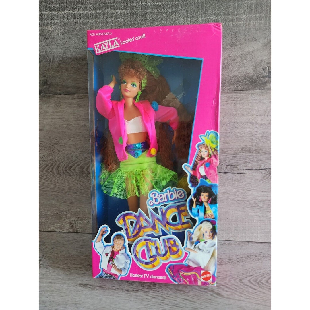 Vintage Dance Club Kayla Barbie Doll 1989 Mattel #3512 NRFB Rare New ...