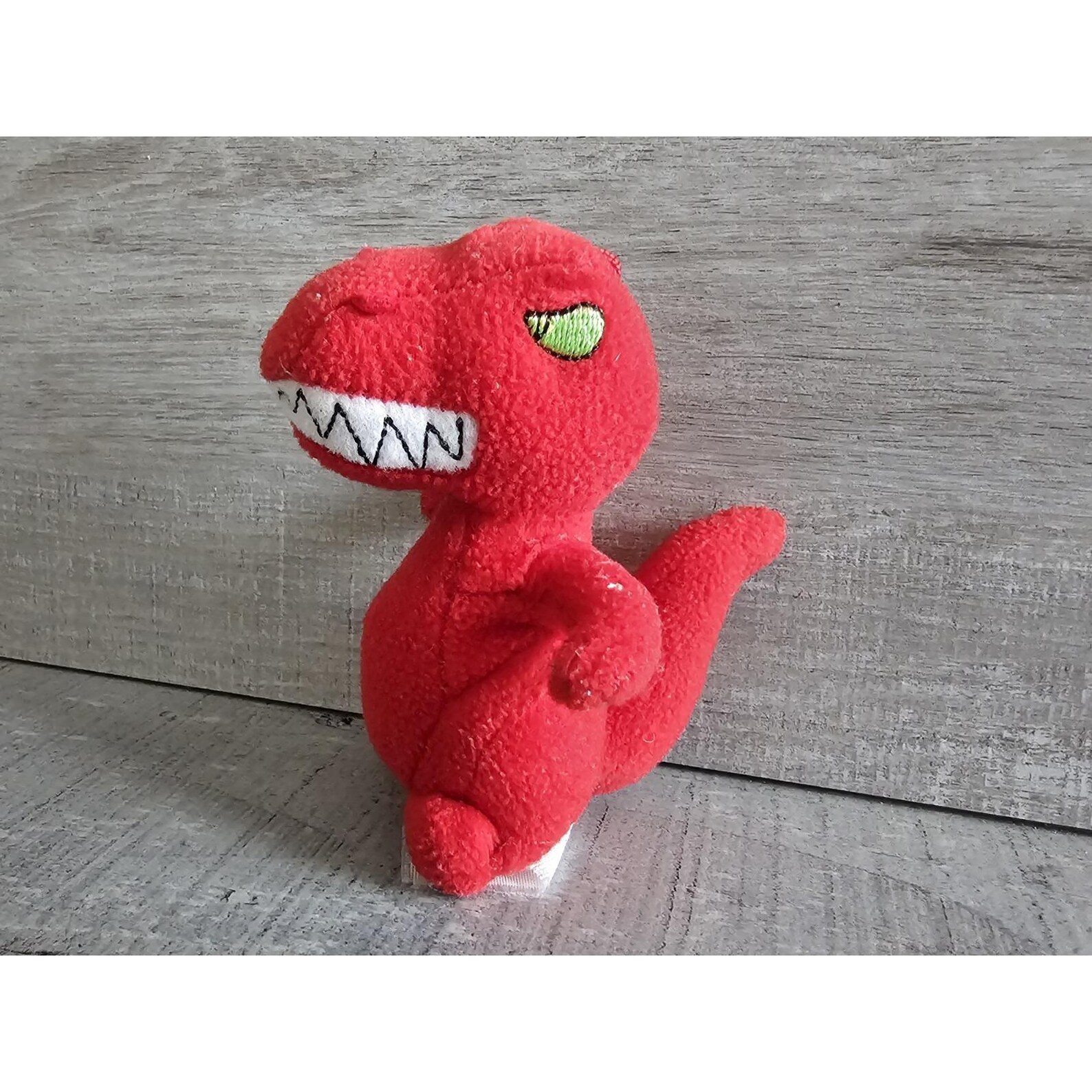 Neopets Grarrl Mini Plush T Rex Dinosaur Stuffed Toy 4" Mcdonald’s Red ...