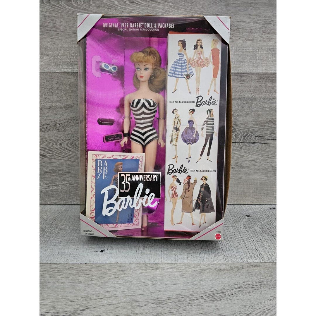 Barbie Doll 35th Anniversary Special Edition 1993 Mattel 11590 Vintage ...