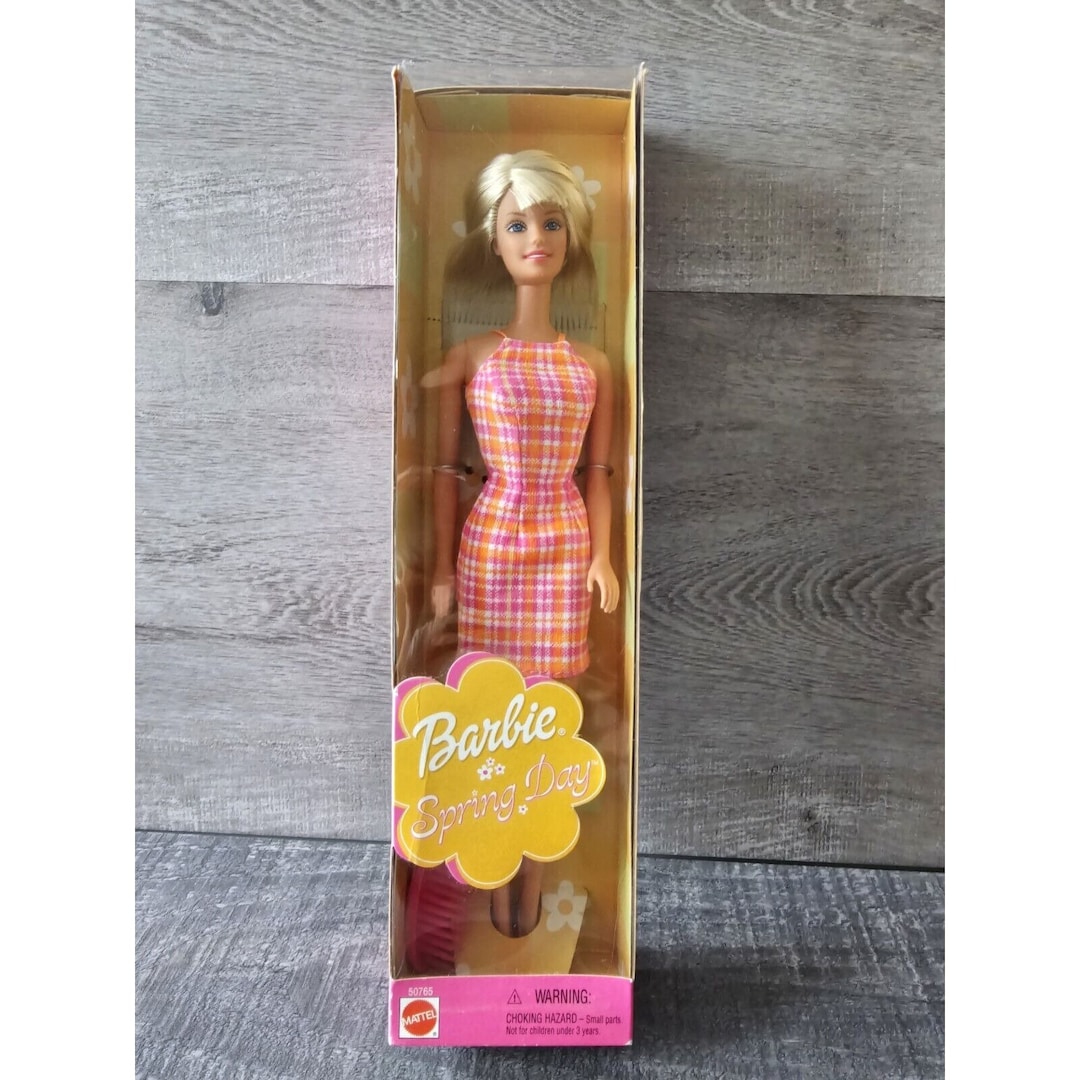 Vintage Barbie Spring Day Doll Blonde 2000 Mattel 50765 New - Etsy