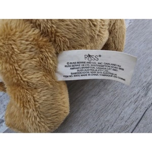 Russ Berrie Plush Bear With White Sweater 'friends Forever' Retired 6 ...
