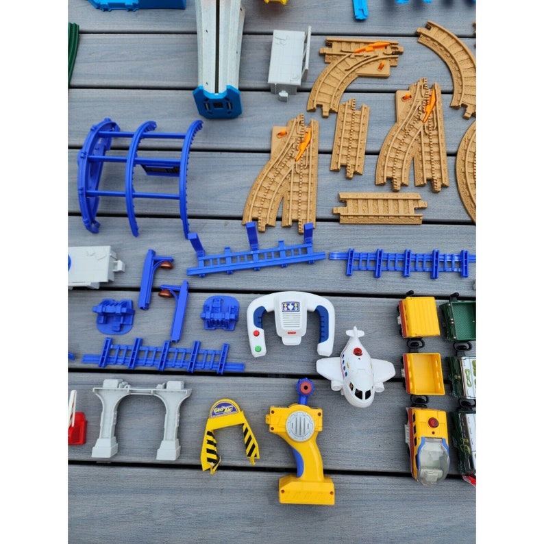 Fisher Price Geotrax Train & Airplane Sets 2 Trains 1 - Etsy