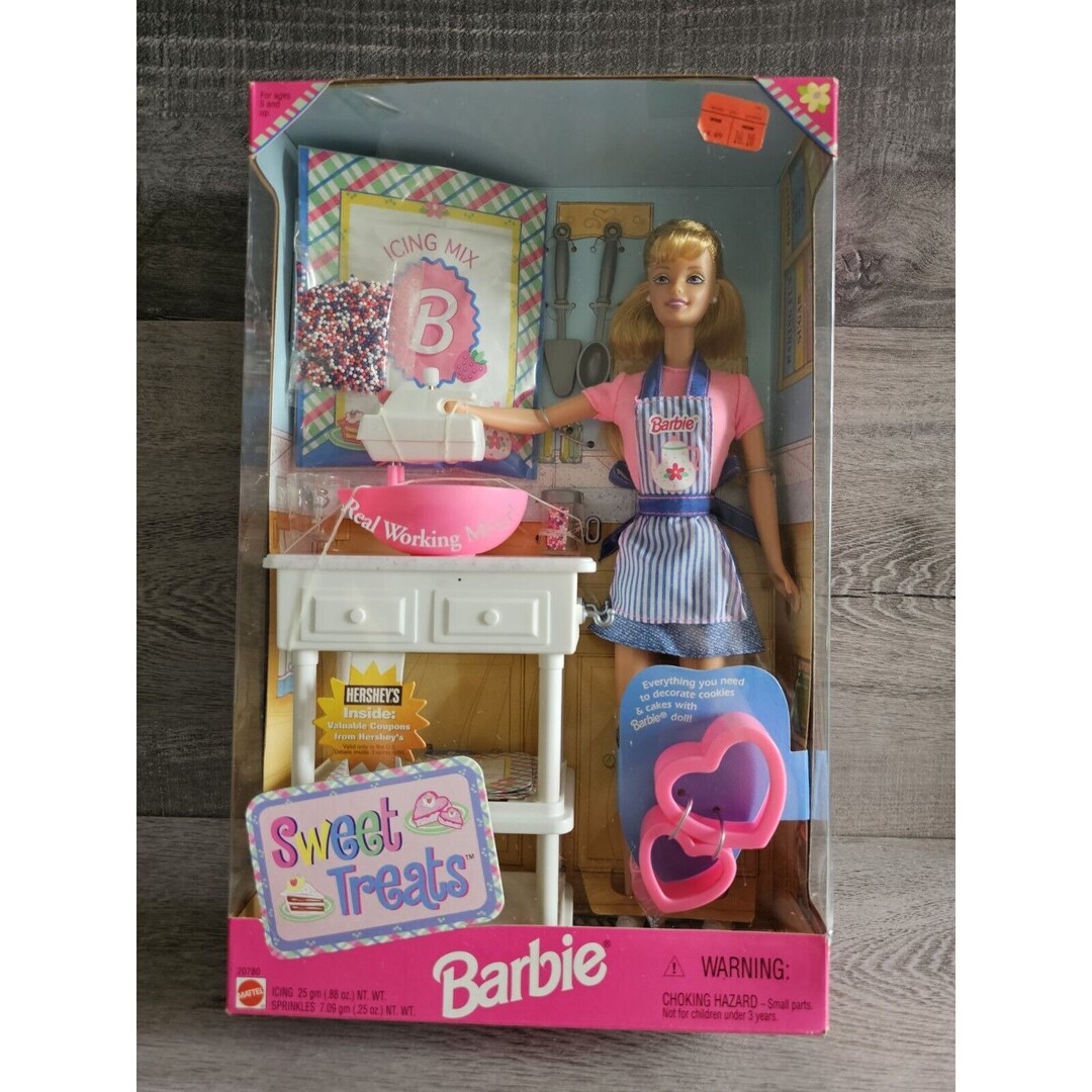 Vintage Sweet Treats Barbie Doll Kitchen Set Mattel Vintage - Etsy