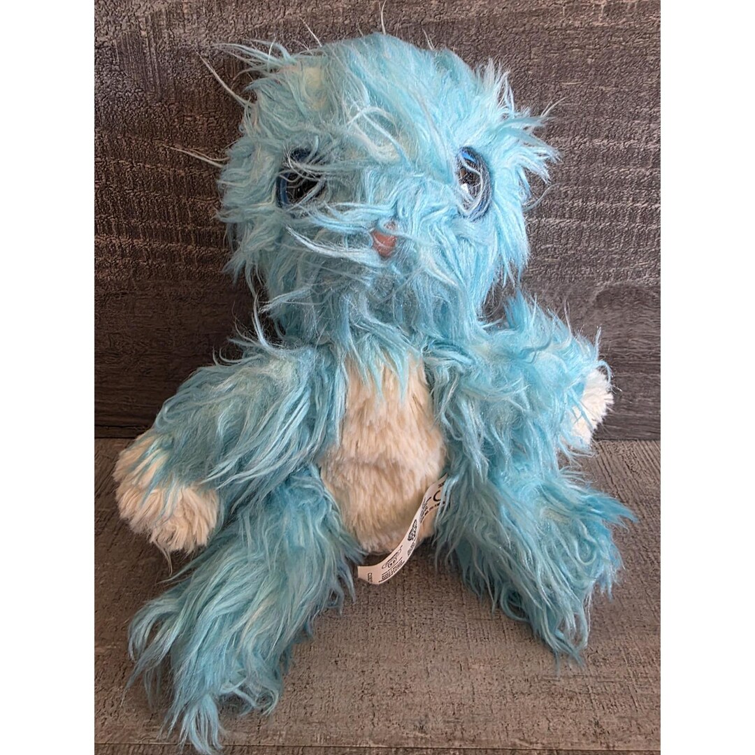 Moose Scruff a Luvs Blue Kitten Cat White Belly Stuffed Plush Animal 9 ...