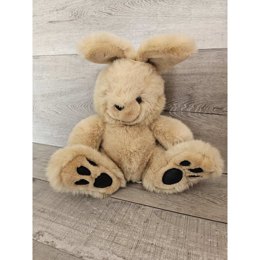 Vtg Large Big Feet Bunny Rabbit Plush Floppy Ears Soft Stuffed Chosun ...