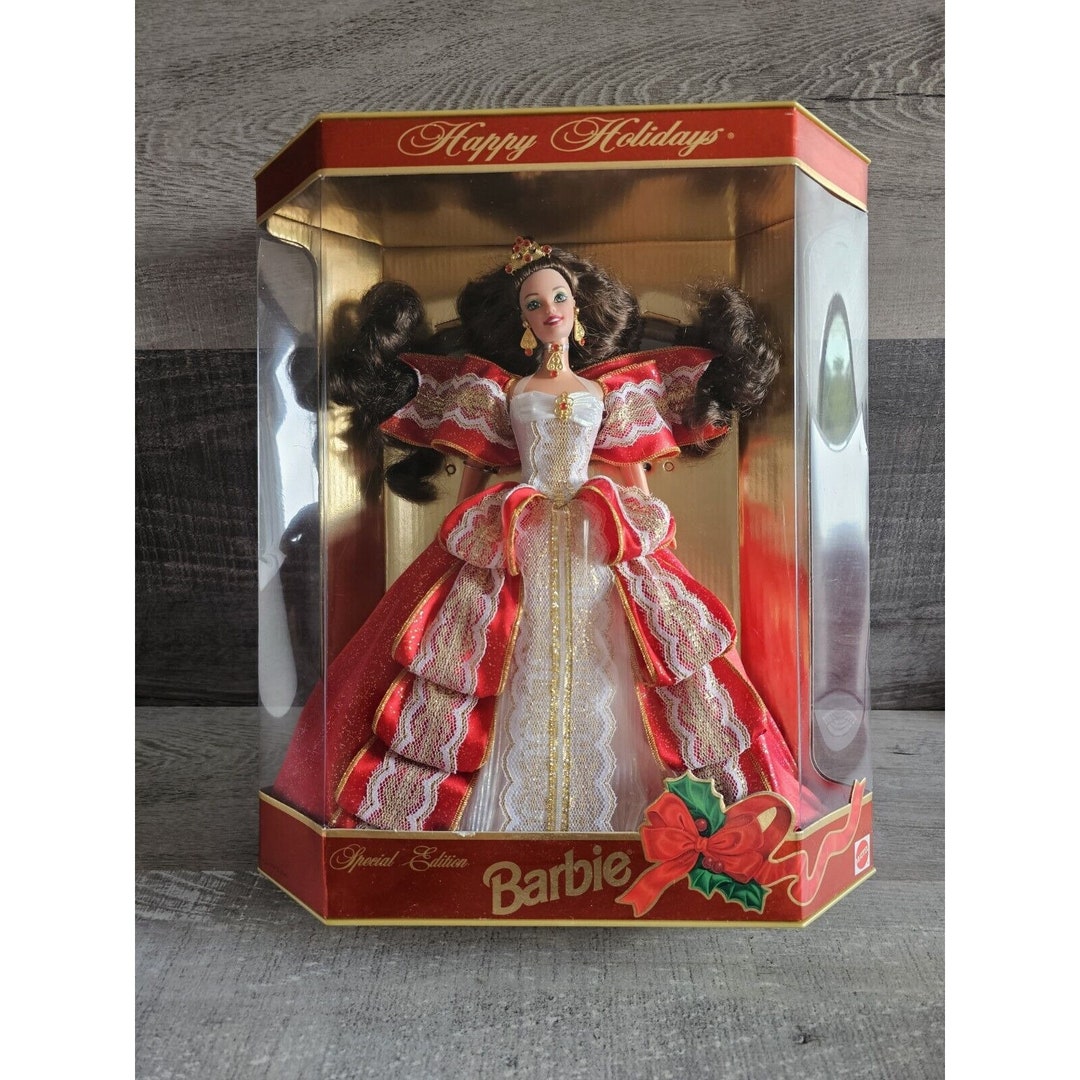 1997 BARBIE Doll, Happy Holidays Christmas Special Edition, Mattel ...