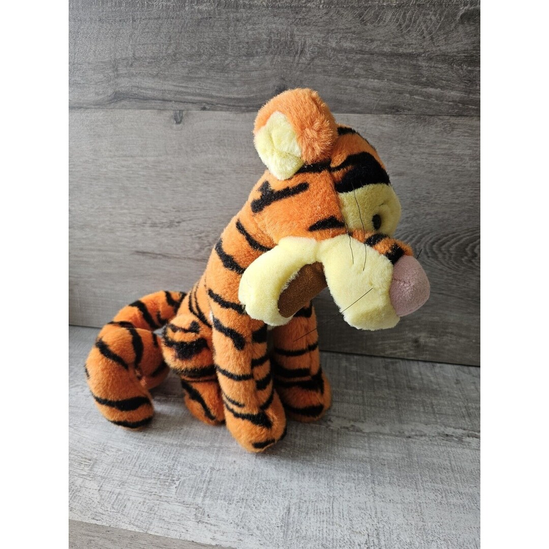 Disney Channel Tigger Plush Toy 10 Stuffed Animal Toy Long Curly Tail ...