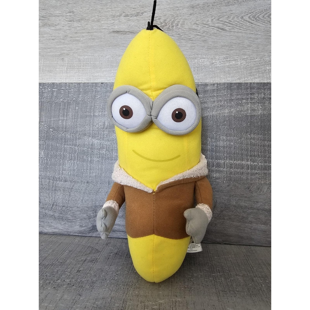Minions Kevin Plush Stuffed Toy Banana Bomber Jacket 11" Despicable Me ...