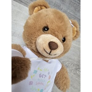 Get Well Soon Bear Plush Broken Arm Boo-boo 12" Stuffed Animal Lovey ...