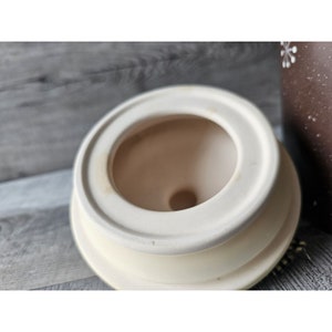Pottery Clay Frosty the Snowman I Love Snow Happy Holidays Cookie Jar ...