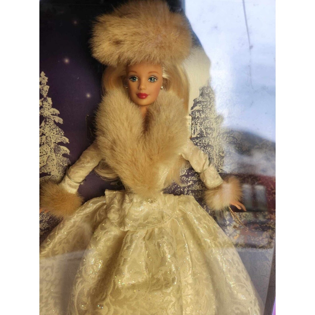 NRFB Vintage 1998 Winter Evening Barbie Mattel 19218 Blonde Special ...