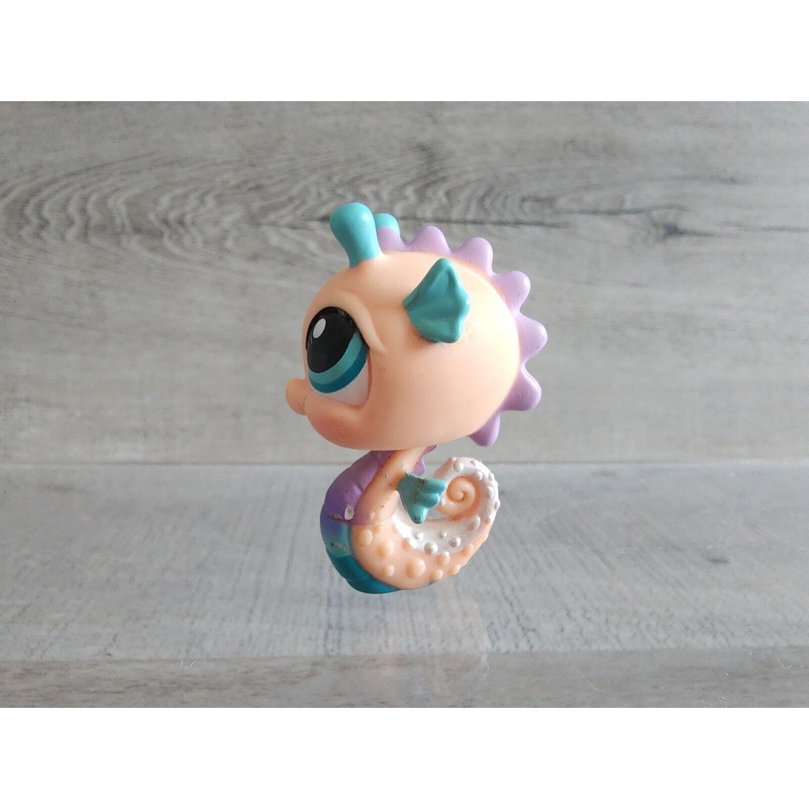Littlest Pet Shop LPS 142 Seahorse Peach Sea Horse OCEAN Shimmer ...