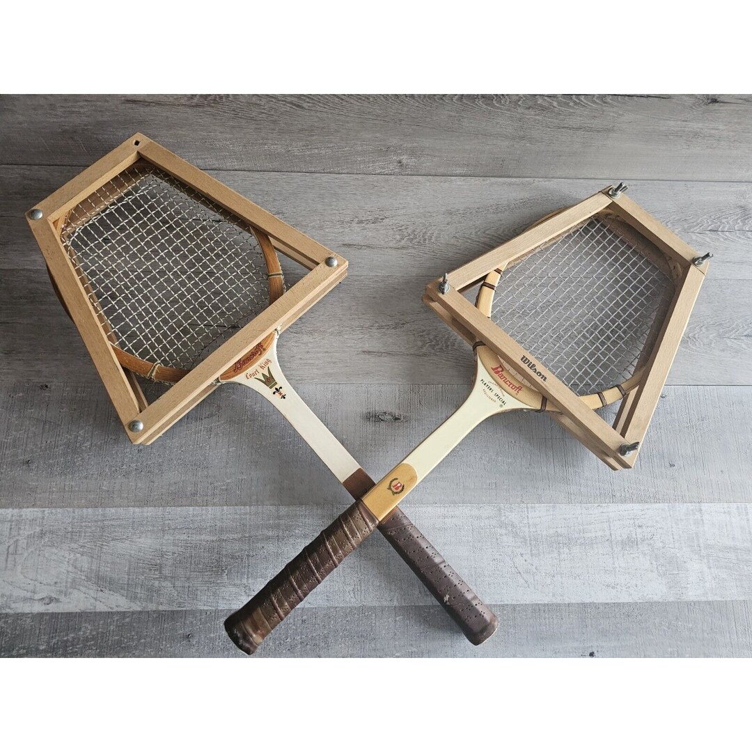 Vintage Bancroft Court King & Players Special Rackets LOT of 2 Wooden ...