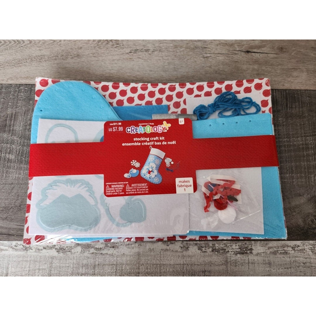 Creatology Christmas DIY Stocking Craft Kit *NEW* Kids Holiday Crafts ...