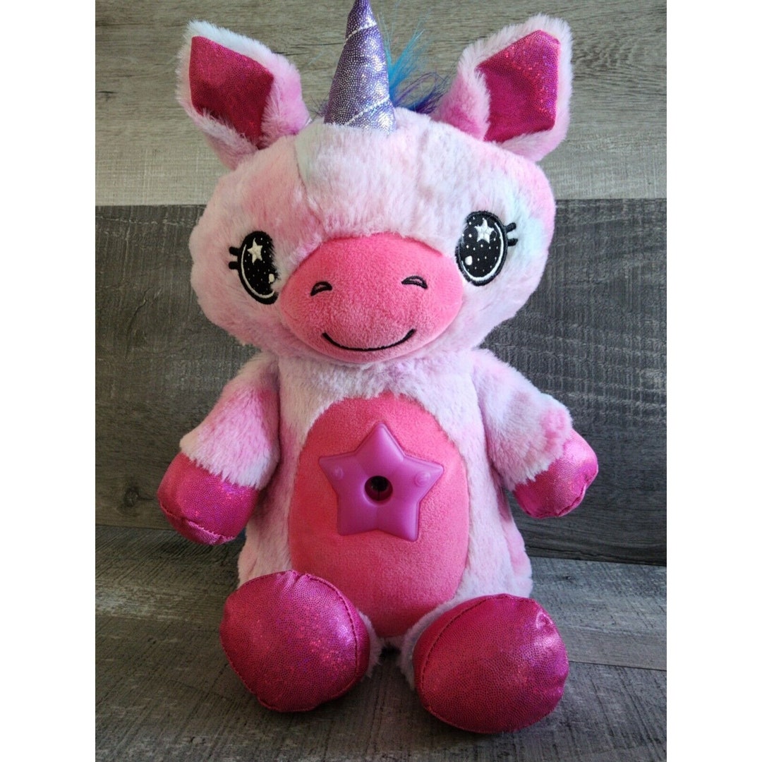 Star Belly Dream Lite Unicorn Pink & Purple Plush Tested Working Night ...