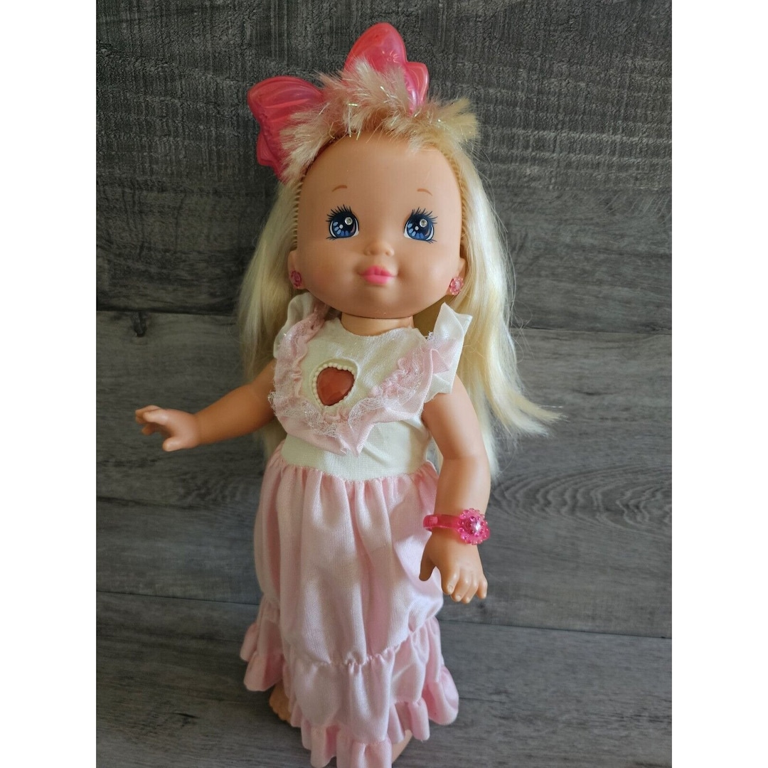 Vtg Mattel 1988 PJ Sparkles Light up Doll Original Dress WORKS - Etsy