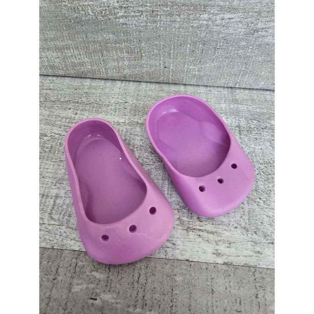 American Girl Purple Crocs Lavender Shoes Store Exclusive Doll Rubber ...
