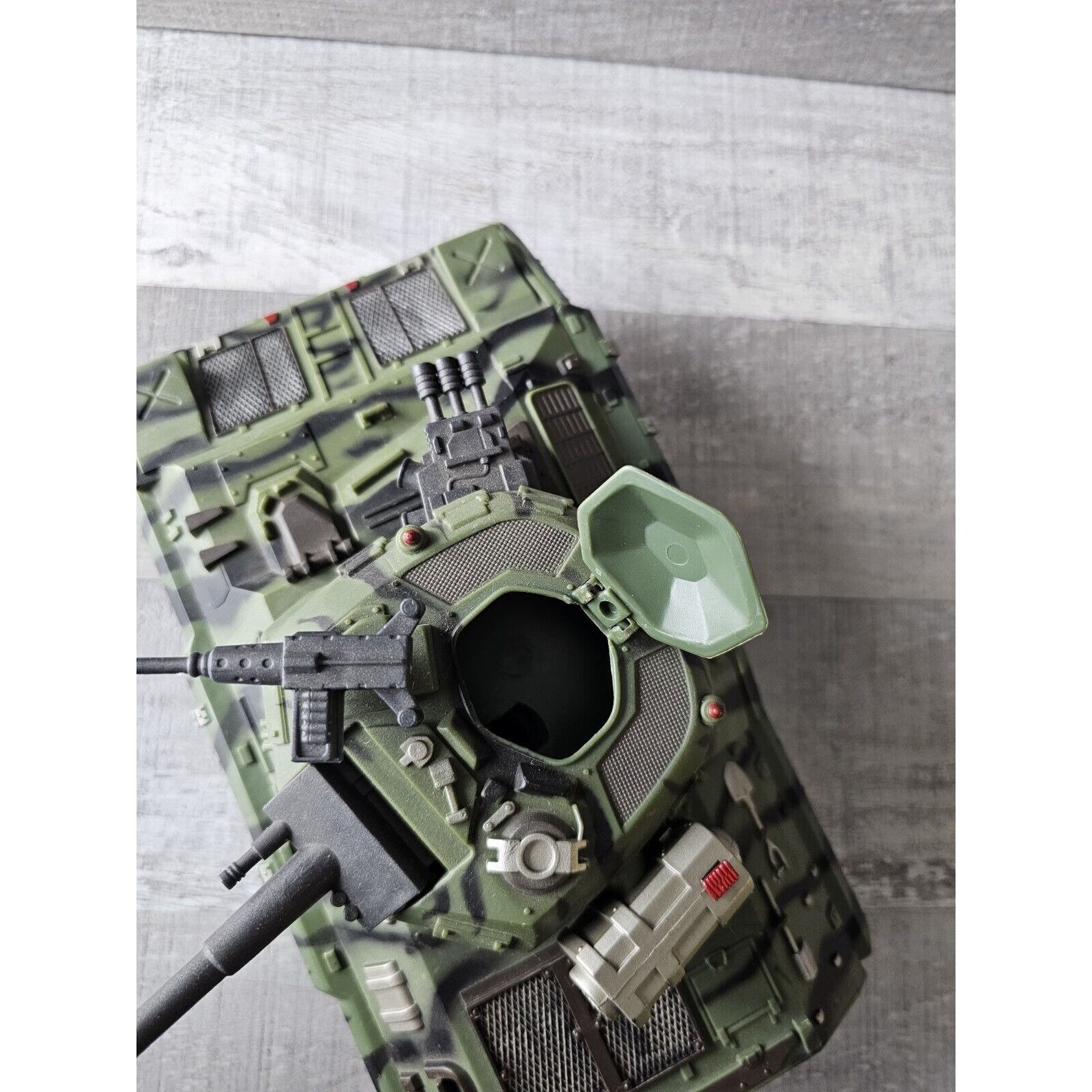 Vtg Chap Mei Soldier Force III Combat Vehicle Army Tank W Accessories ...