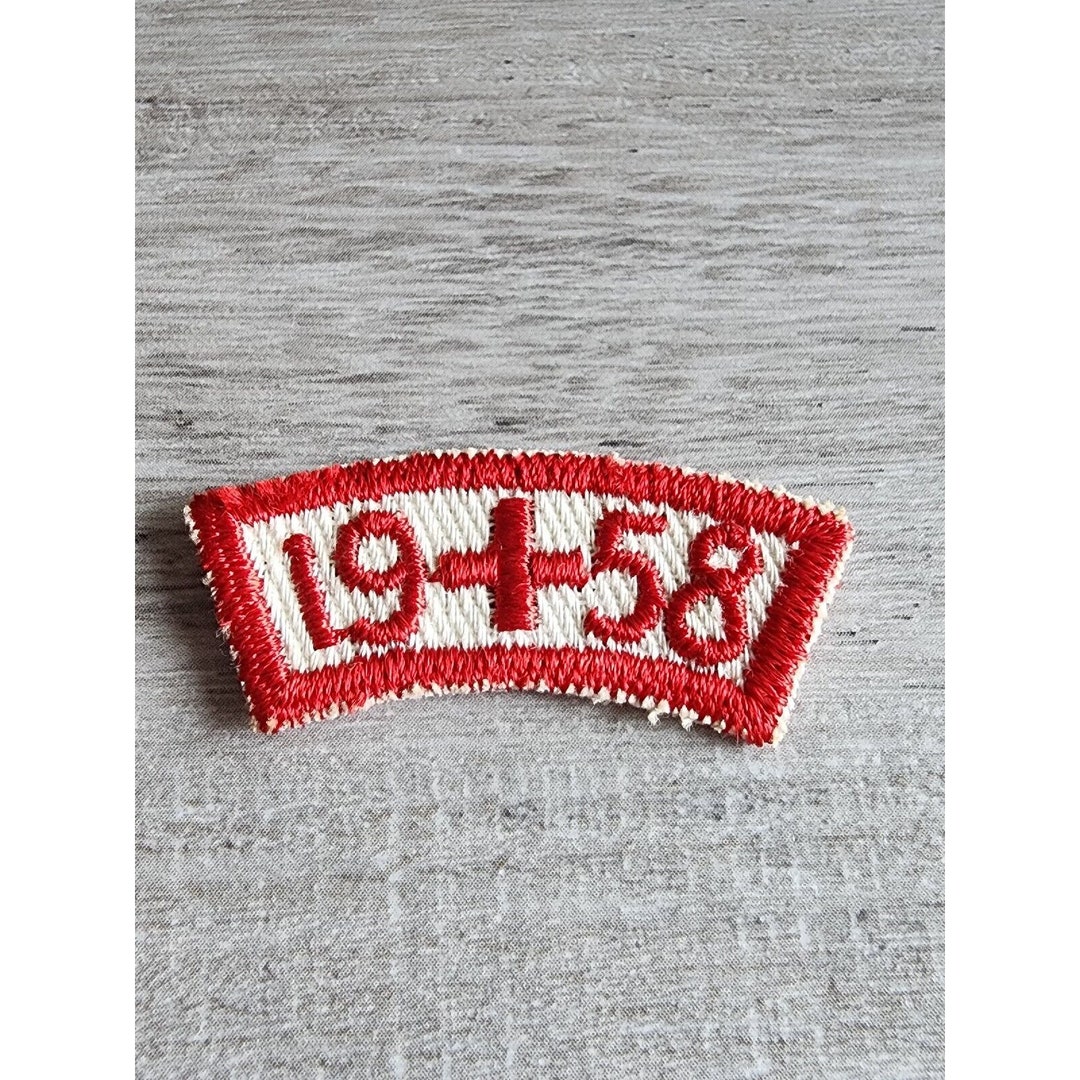 Vintage Boy Scout Red White Segment PATCH 19+58 BSA Camp Camping Badge 1950s - Etsy