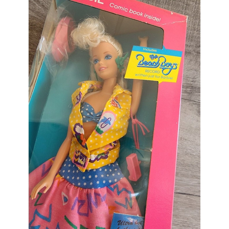 California Barbie Doll With Comic & Beach Boys Record 1987 Mattel 4439 NRFB - Etsy