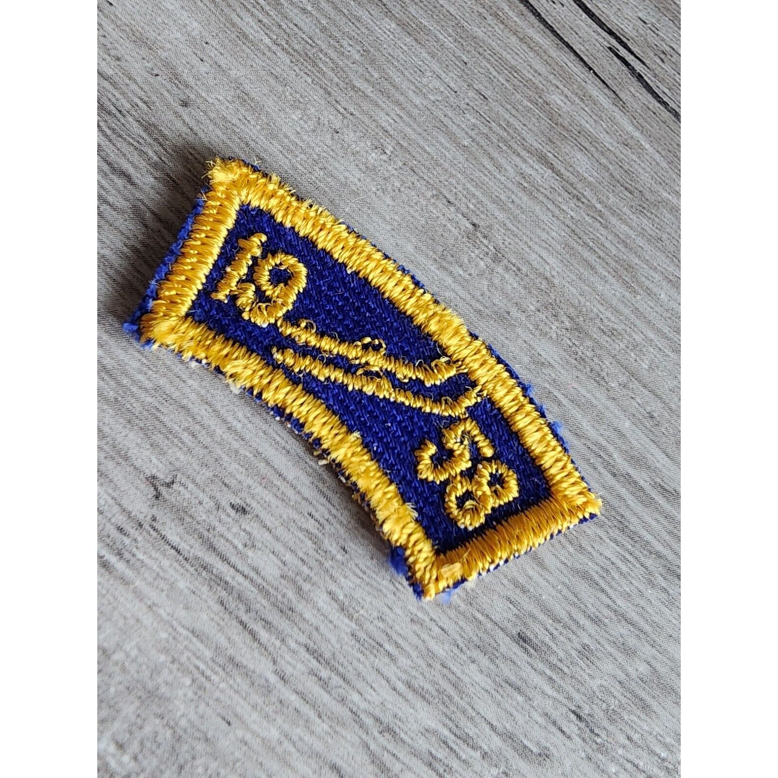 Vintage Boy Scout Blue Segment Gold Yellow PATCH 1958 BSA - Etsy