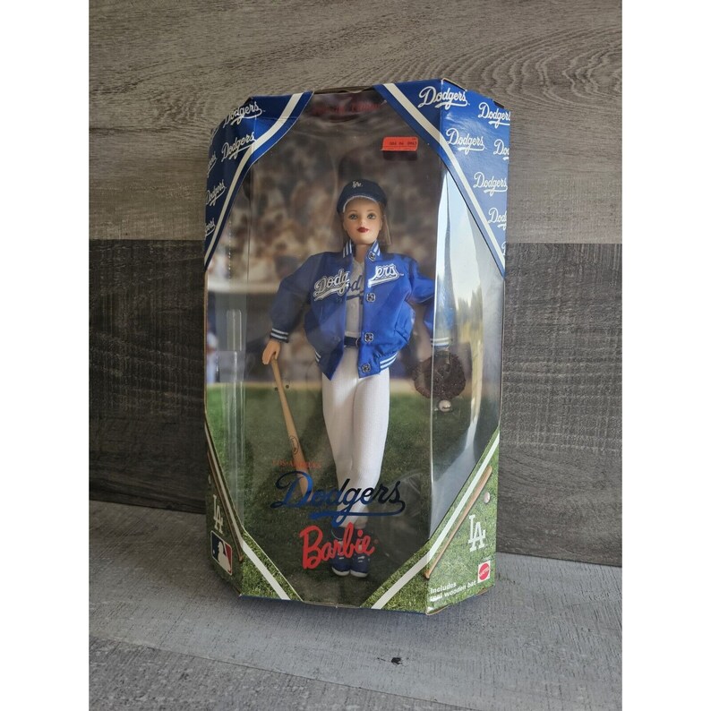 Barbie LA Dodgers Collector Edition Doll MLB Baseball 1999 NIB Mattel New - Etsy