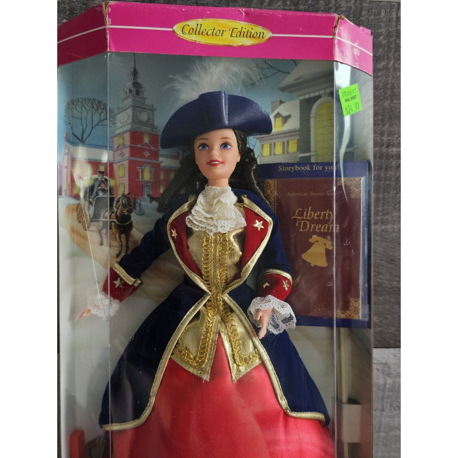 Vintage 1996 Retired COLLECTOR EDITION Patriot BARBIE Pioneer Woman ...