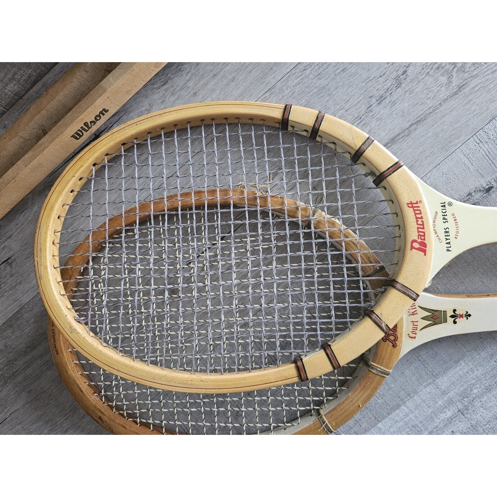 Vintage Bancroft Court King & Players Special Rackets LOT of 2 - Etsy