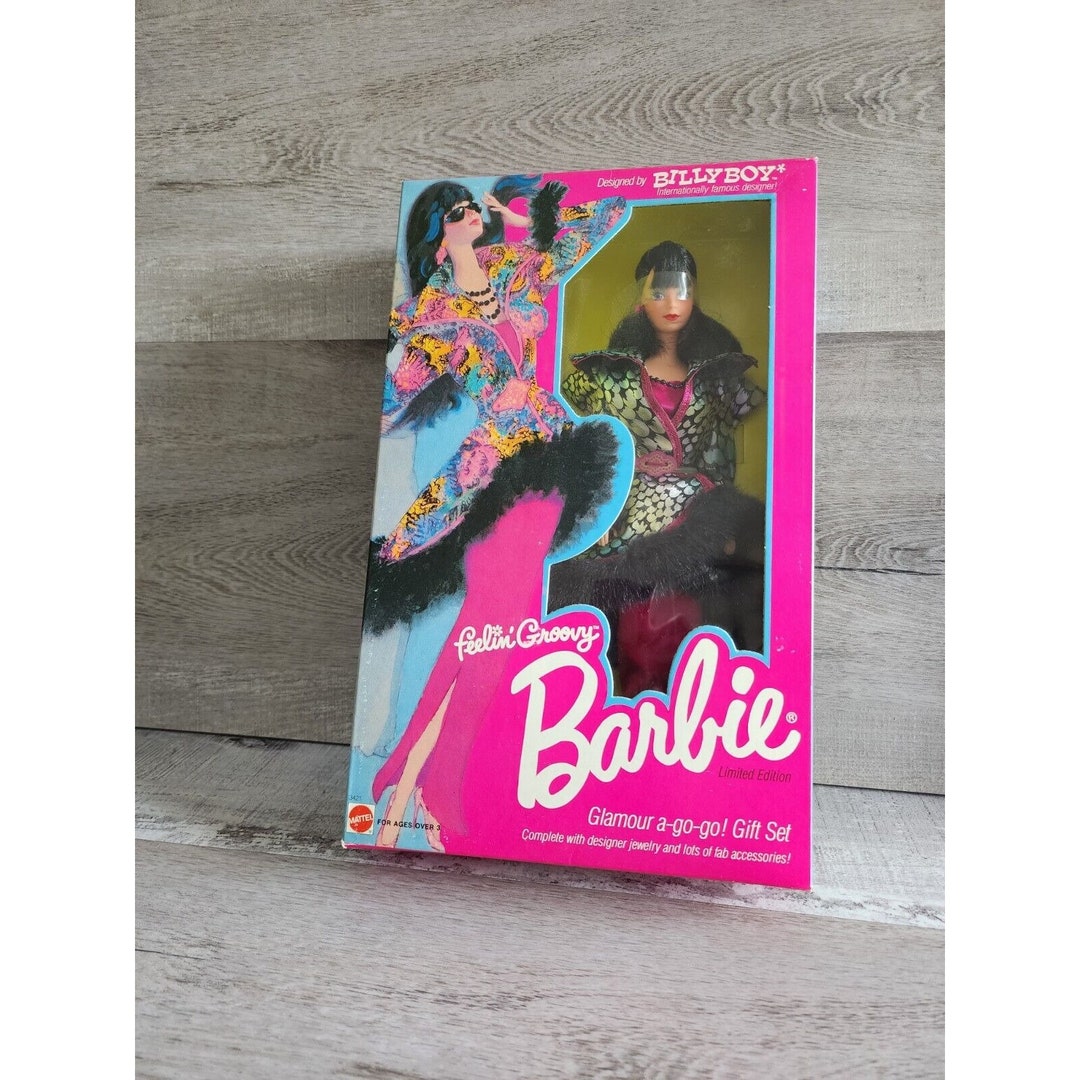 Vintage Feelin' Groovy Barbie Designed by Billy Boy 1986 Mattel 3421 ...