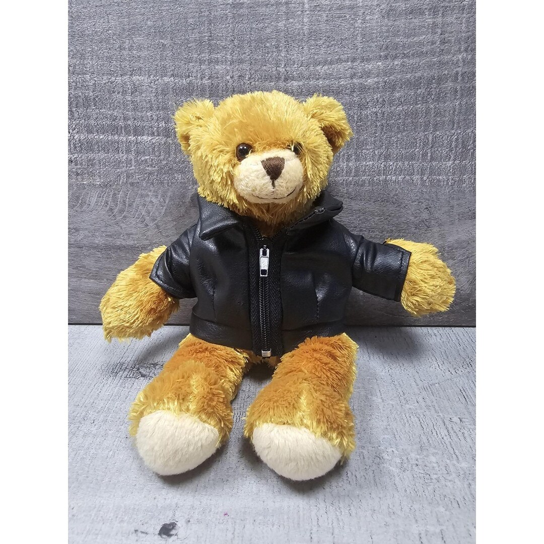Teddy Bear Plushland Plush 8" Bear Aviator Jacket Stuffed Animal - Etsy
