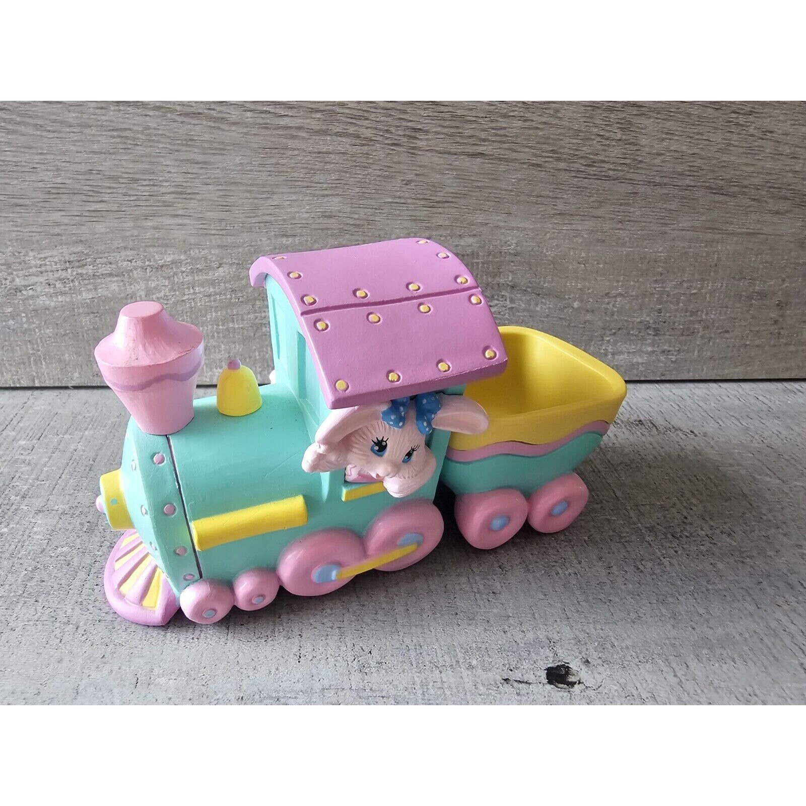 Vtg Hallmark Crayola Bunny Easter Egg Express Train Caboose Spring ...