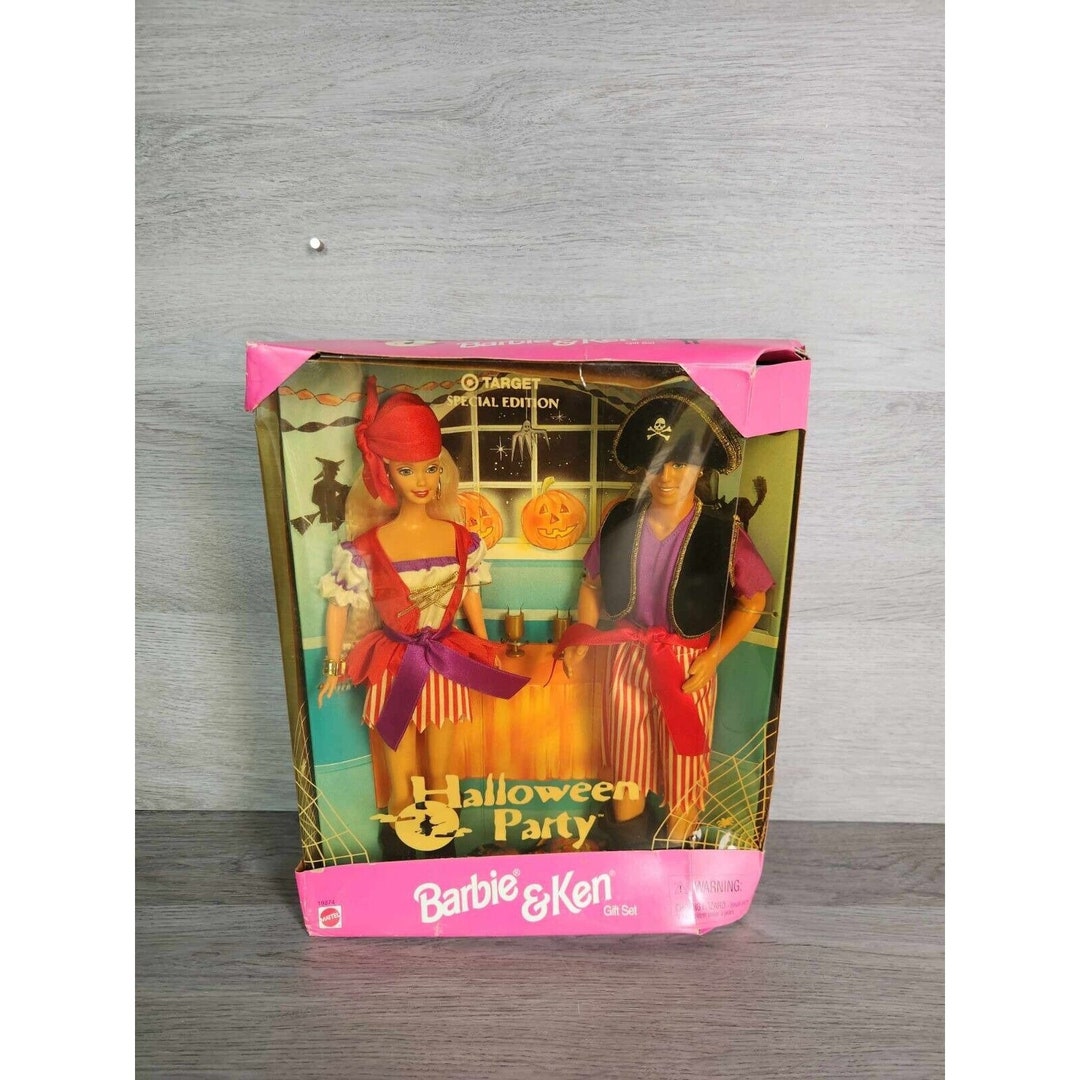 Vintage "halloween Party" Barbie and Ken Special Edition 1998 Doll ...