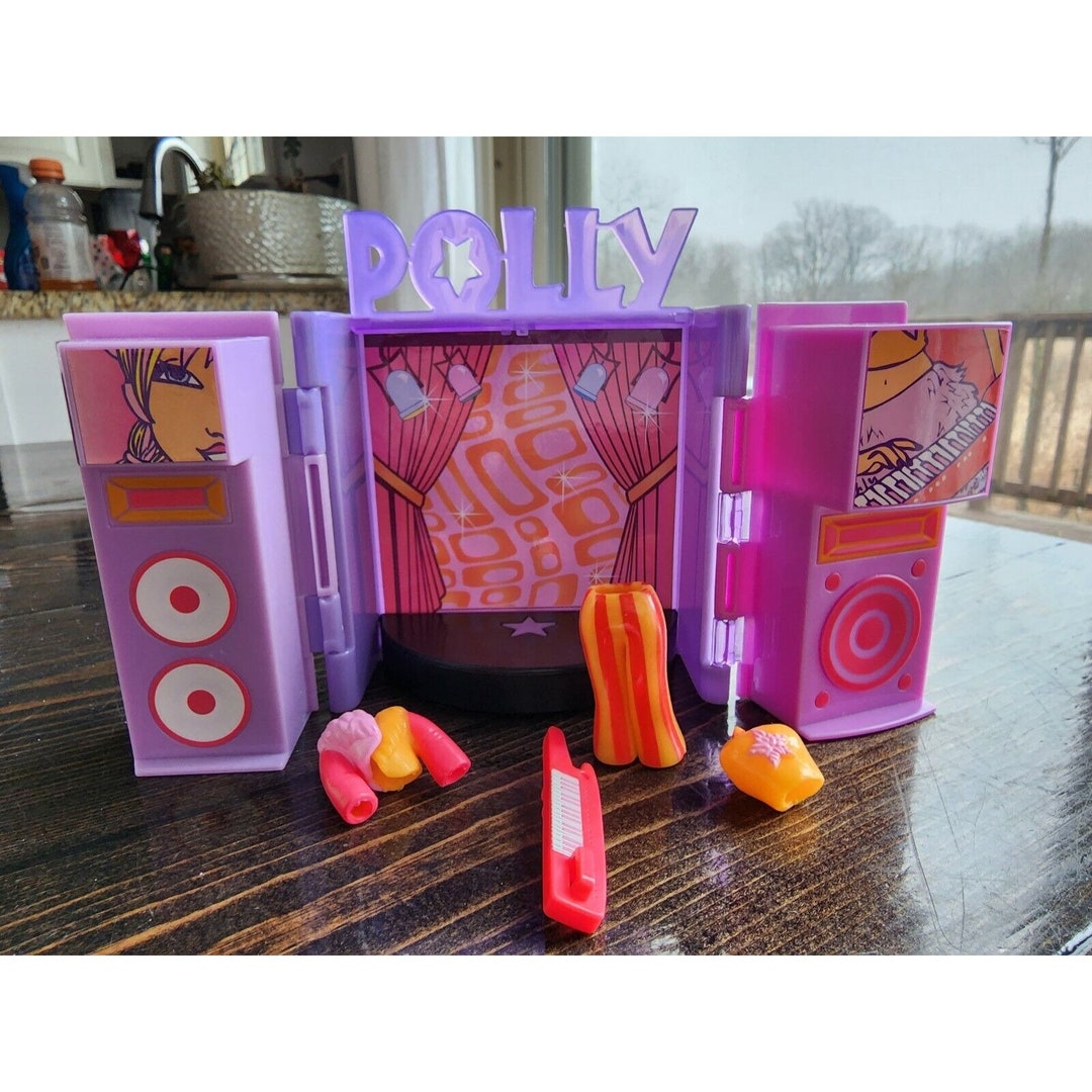Mattel 2002 Polly Pocket Rock N Pop Concert Stage VINTAGE Set EUC ...