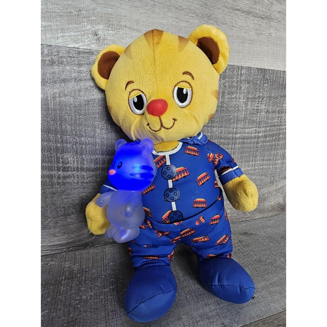 RARE Daniel Tiger Tiggy Talk Plush 13 Stuffed Fred Rogers Co PBS Blue ...