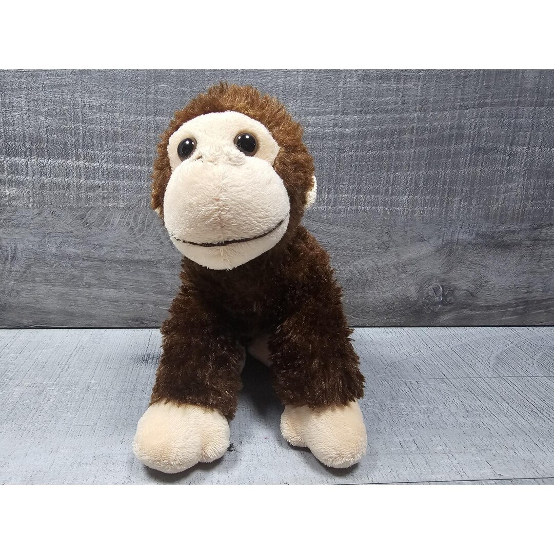 Aurora Cheki Chimp Monkey 8" Plush Toy Stuffed Animal Brown - Etsy