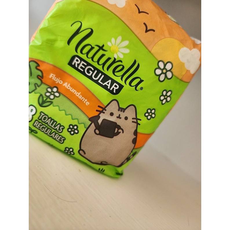 Pusheen Naturella Pads Travel Size 8 Regular Toallas - Etsy