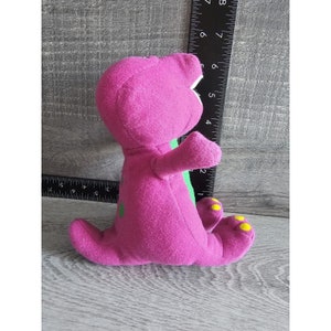 Luvs Diapers Barney Beanie Plush Special Limited Edition 2000 Stuffed 6 ...